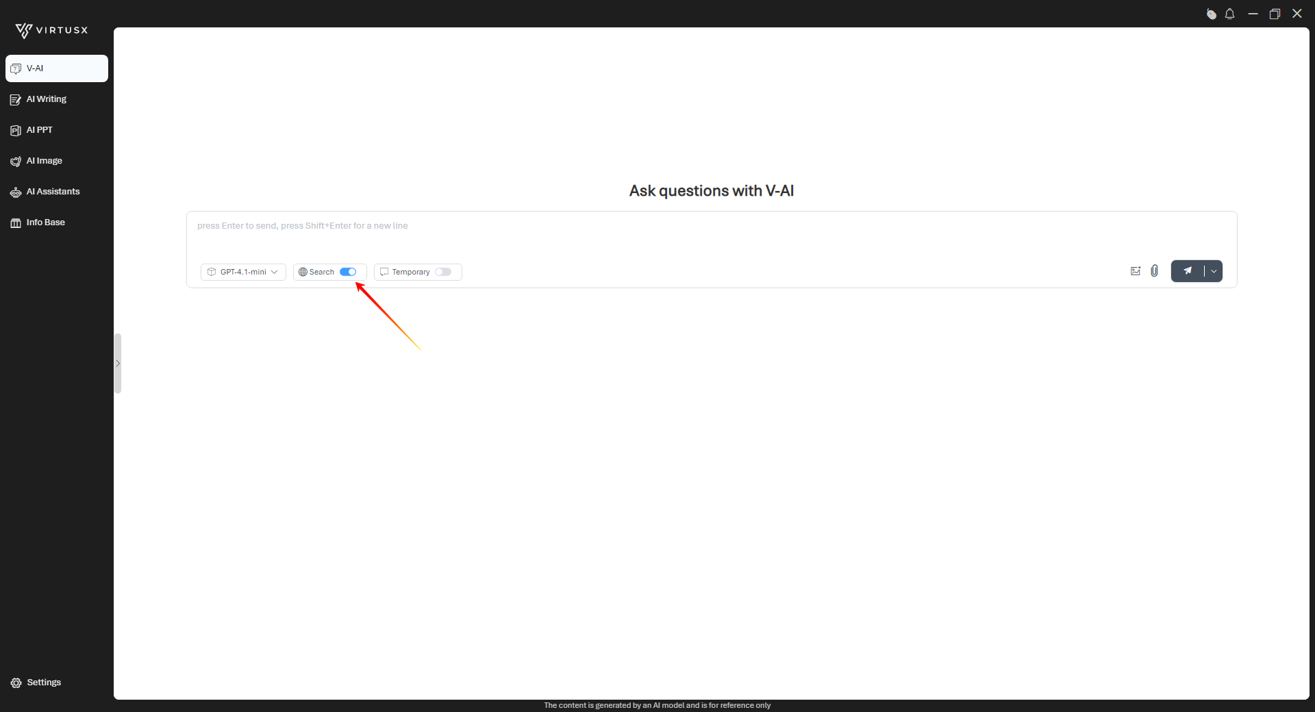 AI Language Modes – Virtusx V-AI Manual